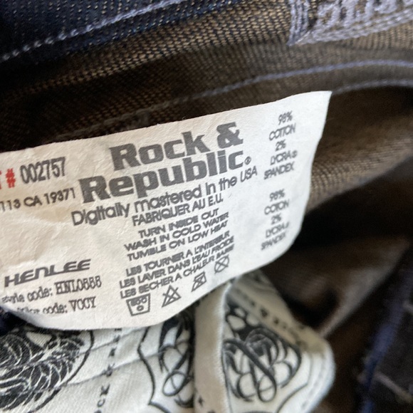 Rock & Republic | Jeans | Rr Jeans | Poshmark